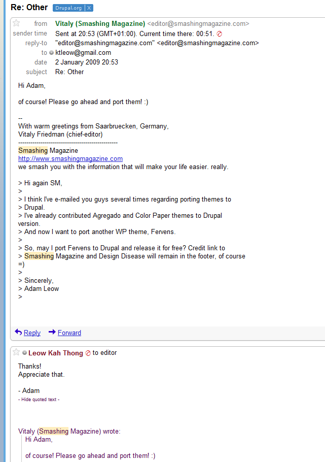 Please clarify the licensing permission for this theme port [#414144] | Drupal.org