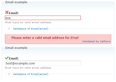 Valform [#1207698] | Drupal.org