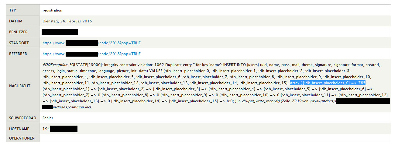 Pdoexception Sqlstate[23000] Integrity Constraint Violation 1062 Duplicate Entry [ 2436607