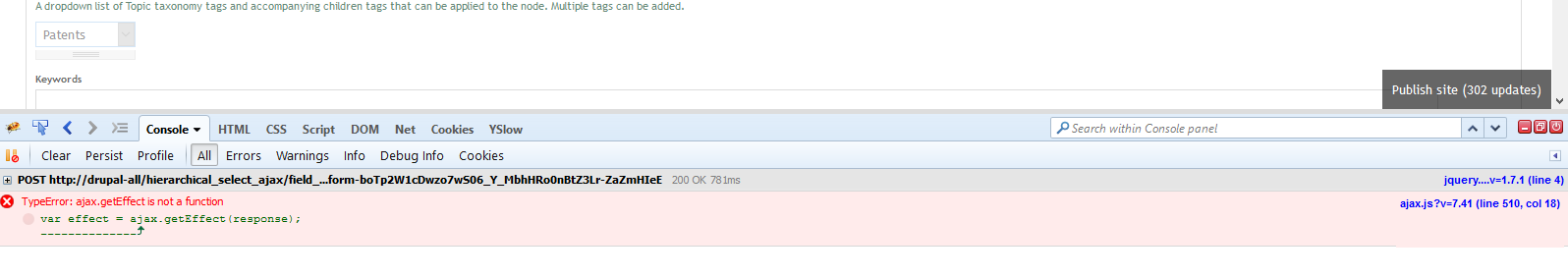 Uncaught Typeerror Object Has No Method Geteffect 1372300