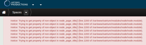Trying to get property of non-object in node_page_title() [#2677796] | Drupal.org