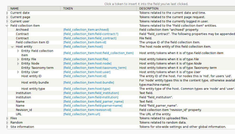 Token support for host entity [#1372652] | Drupal.org