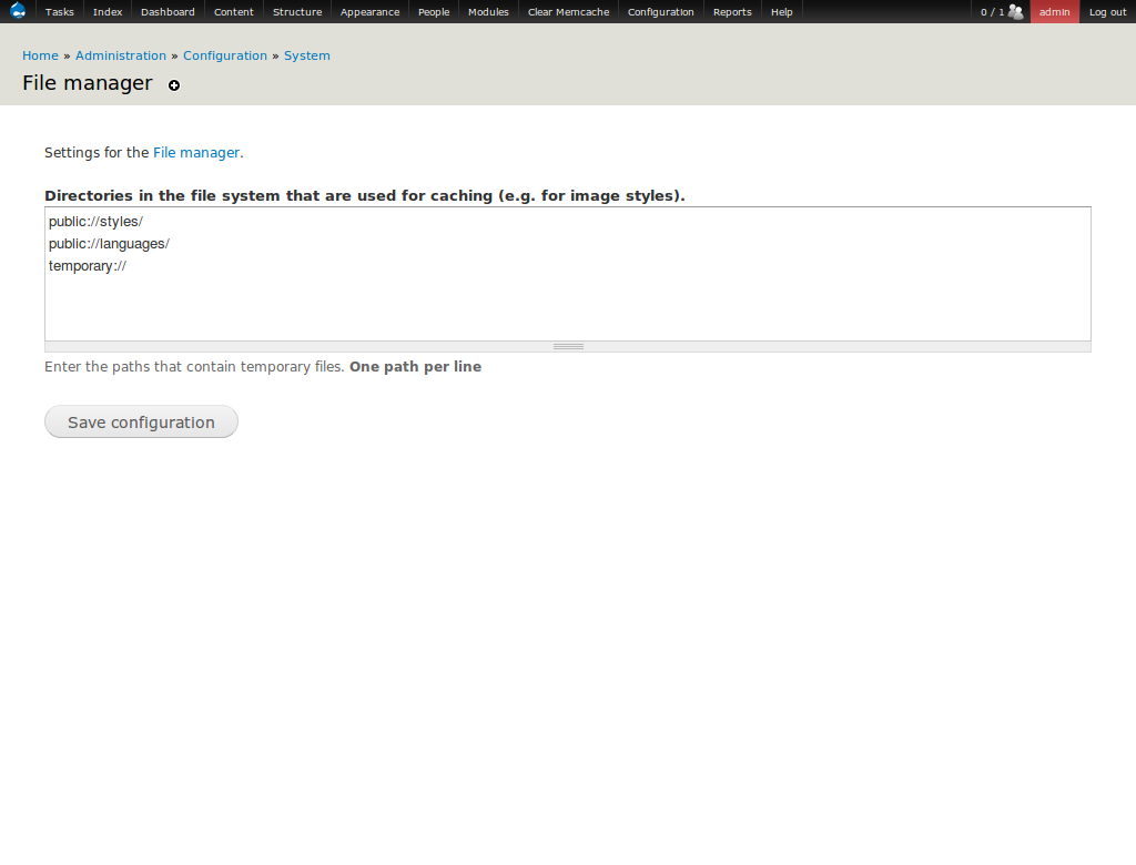 File manager [#1226870] | Drupal.org