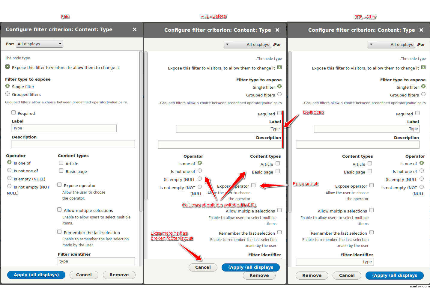 Add missing RTL rules to Views UI CSS [#2393267] | Drupal.org