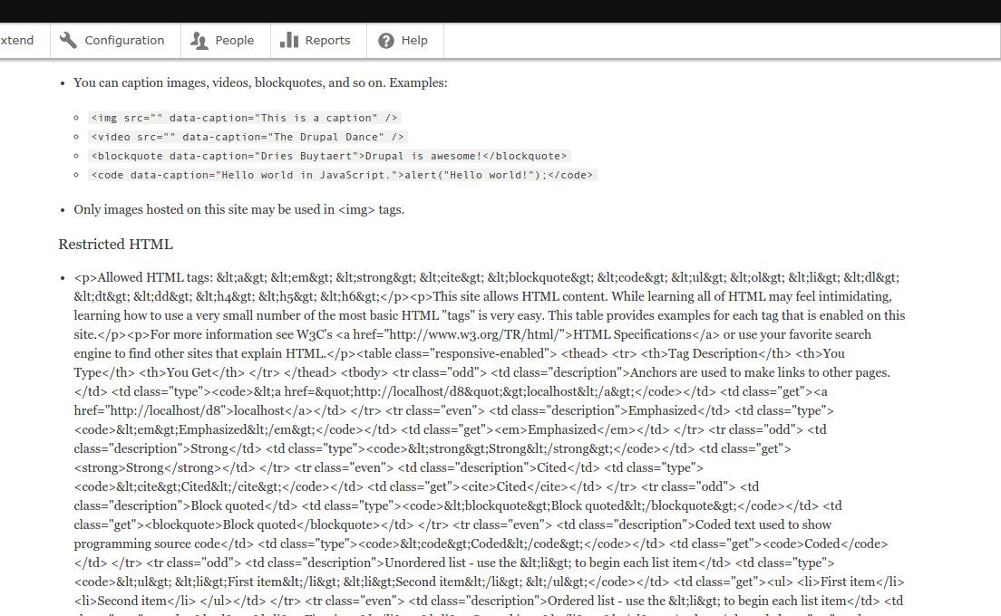 /filter/tips improperly escaped [#2346209] | Drupal.org