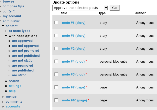 content filter options using menu() [#7766] | Drupal.org
