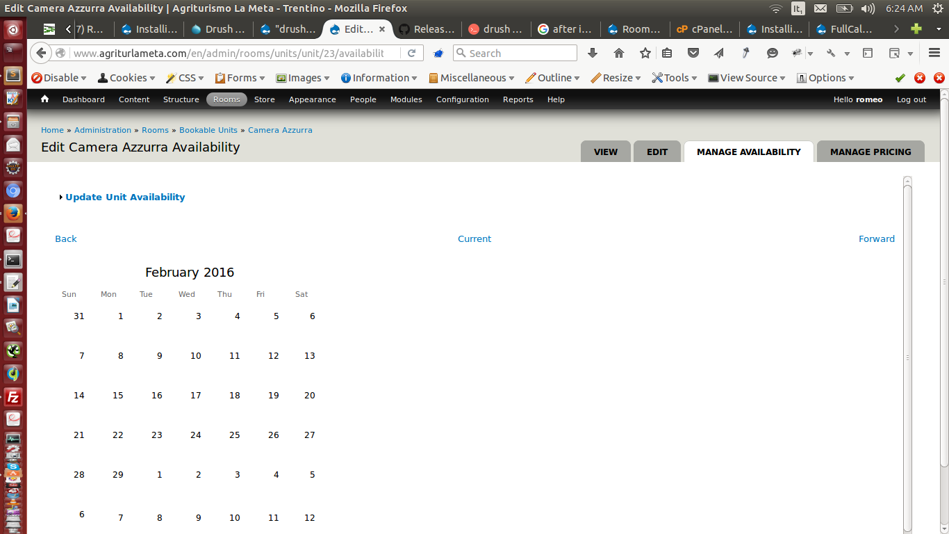Rooms FullCalendar...Could not load the FullCalendar Library [#2288057 ...