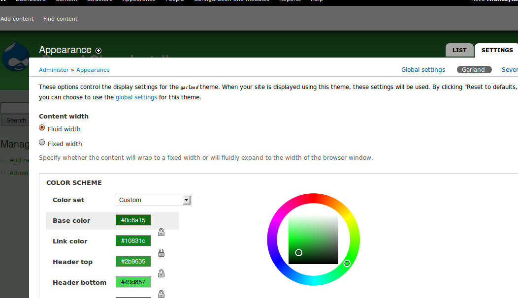 After coloring a theme the screenshot in the appearance listing does not get changed. [#583744 ...