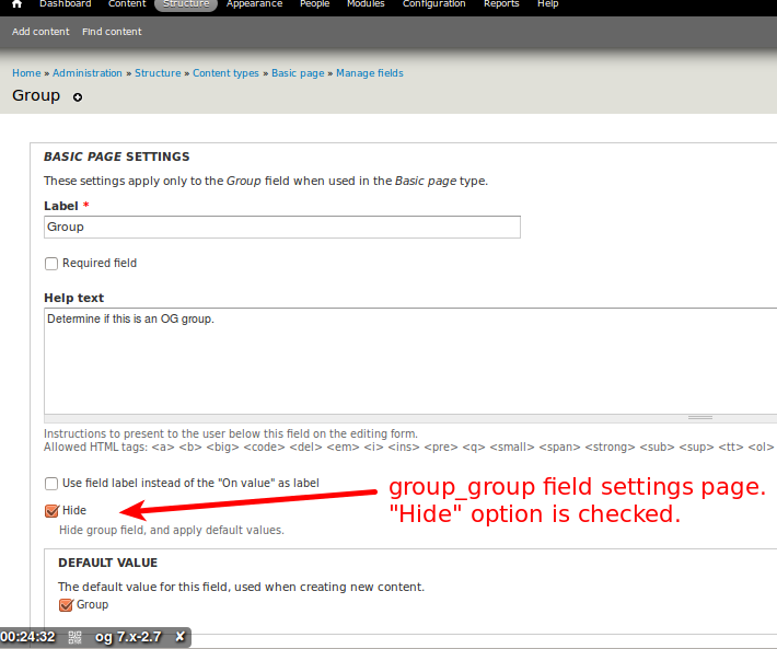 "Hide" setting for Group field group_group ignored for anonymous users ...