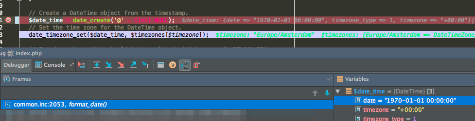 Warning Date Timezone Set Expects Parameter 1 To Be Datetime
