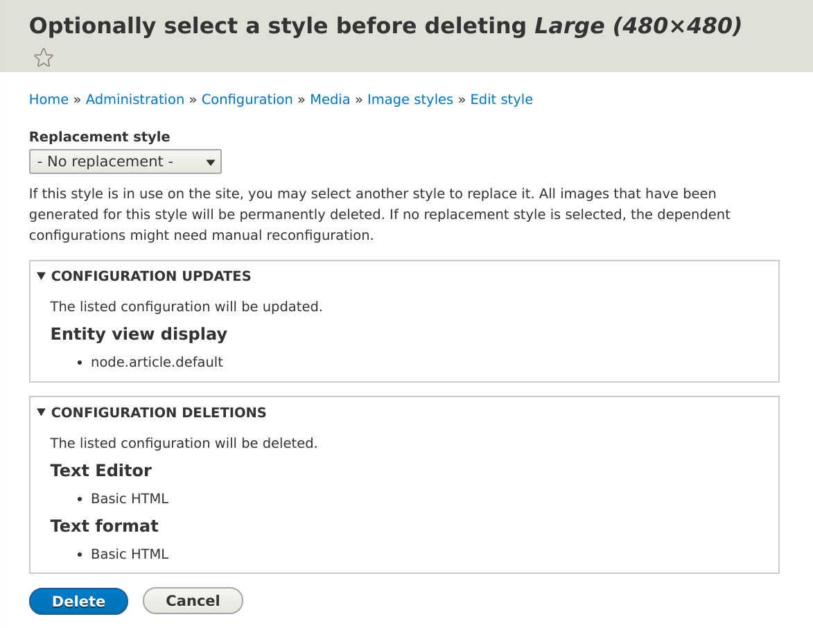 [drupalImage] Optionally apply image style to images uploaded in CKEditor 5 [#2061377] | Drupal.org