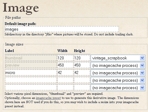use imagecache + hook_image_alter to generate advanced thumbnails etc for normal images [#150899 ...