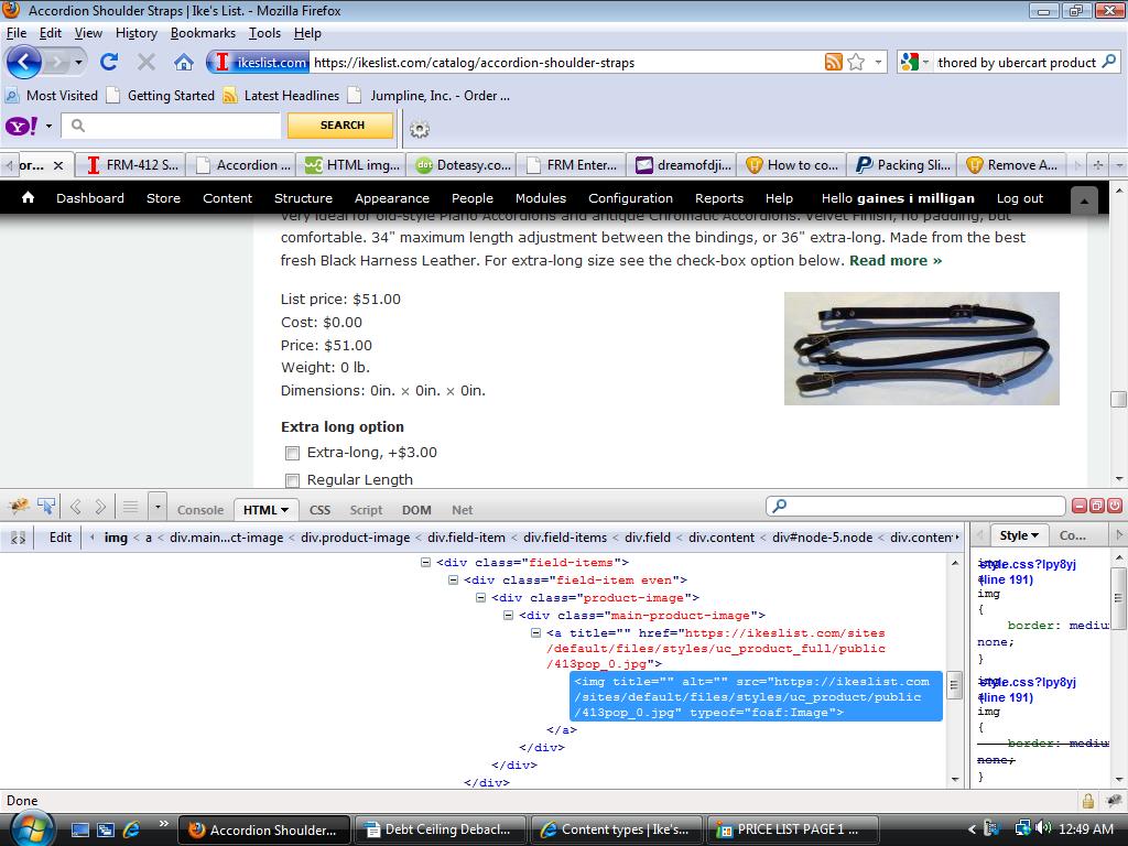 I want the catalog page to show a HTML formatted table in the description. [#1267204] | Drupal.org