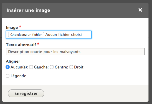 CKEditor image and link dialog integration a.k.a. "Browse server" button [#2664068] | Drupal.org