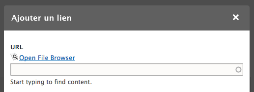 CKEditor image and link dialog integration a.k.a. "Browse server" button [#2664068] | Drupal.org