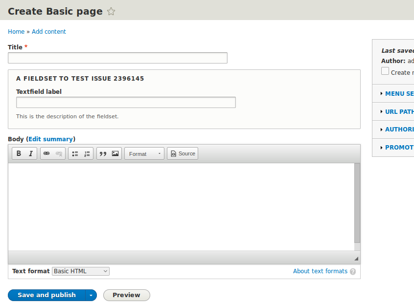 Option #description_display for form element fieldset is not changing anything [#2396145 ...