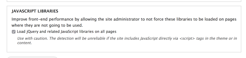 Allow the 'javascript_always_use_jquery' variable to be configured via ...