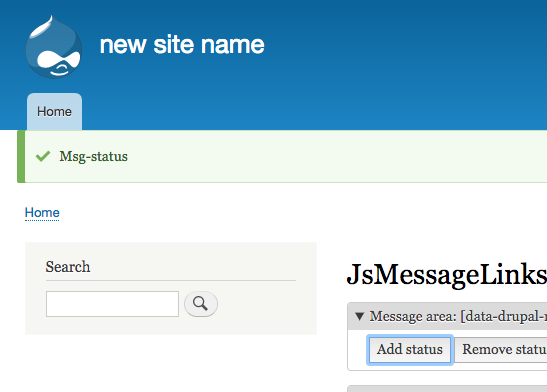 Provide a common API for displaying JavaScript messages [#77245 ...