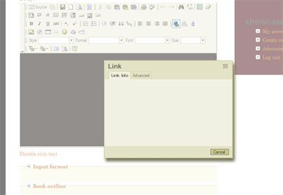 Link Box not displaying properly with FCKeditor + WYSIWYG API [#464976] | Drupal.org