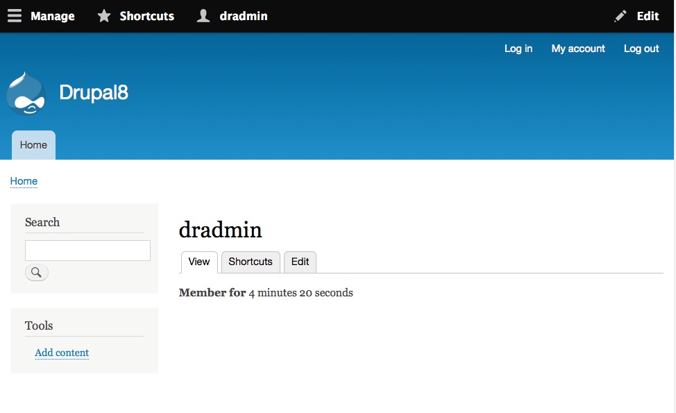Switch from user login block to login menu link and search block in standard profile [#2503755 ...