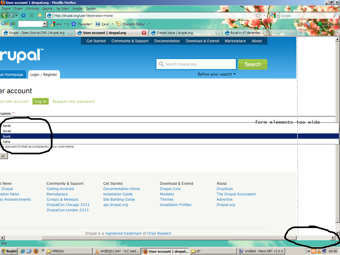 Form elements too long [#951072] | Drupal.org