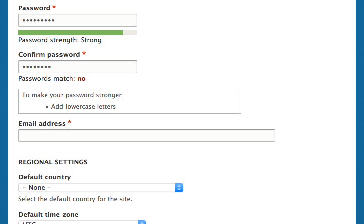 Confirm Password Passwords Match Text Color [ 2563955]