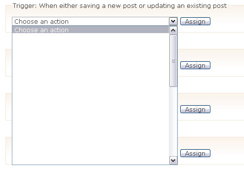 No actions associated with workflow [#250480] | Drupal.org