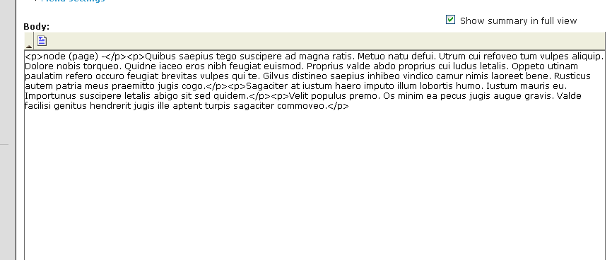 Allow configuration of advanced editor settings [#313497] | Drupal.org