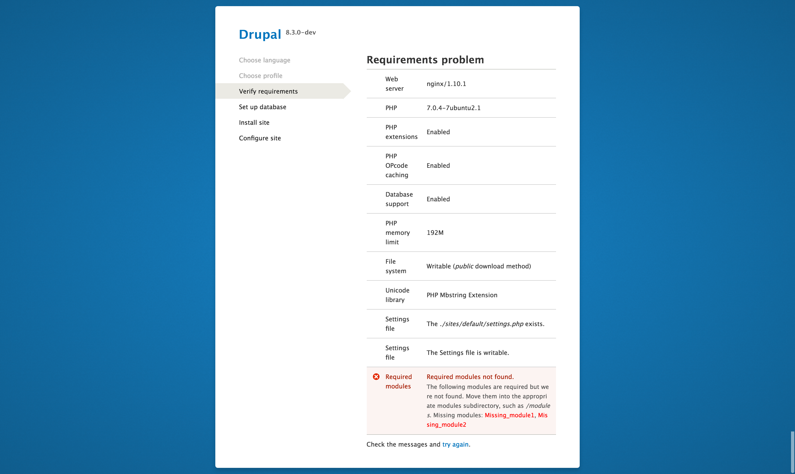 Call to a member function getPath() when installing Profiles with unknown modules as requirement ...