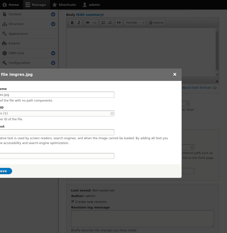 Modal has wrong position [#2732201] | Drupal.org