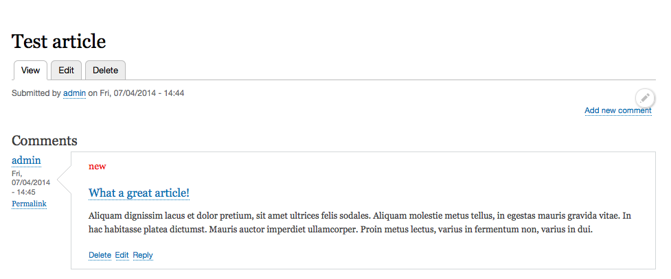 New marker for Comments in Bartik need CSS [#2277643] | Drupal.org