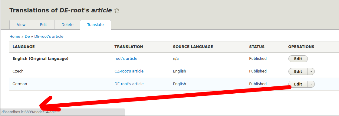 When content language detection is different from interface language detection, the detected ...