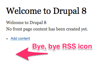 Remove {{ feed_icons }} from page template (page.html.twig) [#2357937] | Drupal.org