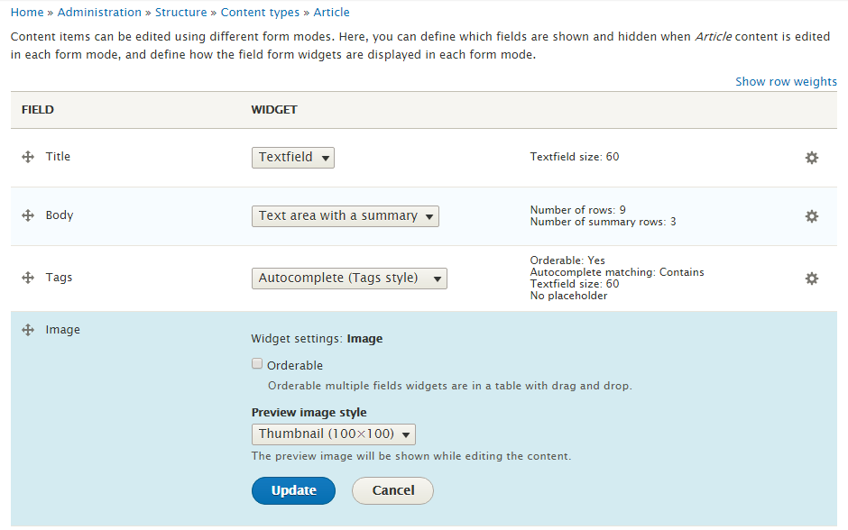Allow multiple field widgets to not use tabledrag [#2264739] | Drupal.org