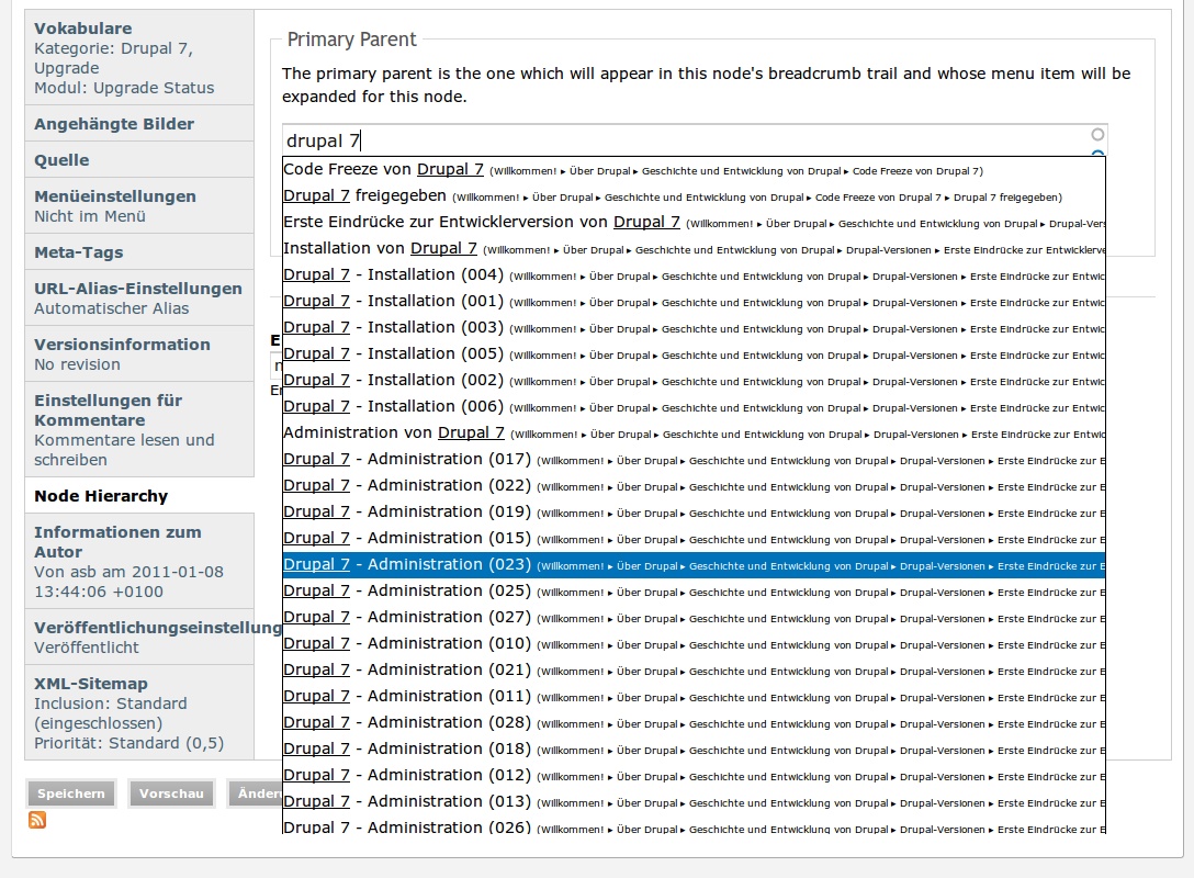 Node Hierarchy Widgets: Autocomplete field doesn't allow to select ... Node Hierarchy Widgets: Autocomplete field doesn't allow to select ...