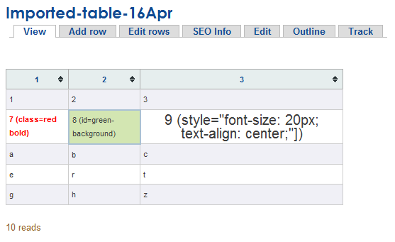NodeTable as CCK field rathen than an entire separate content type? [#783768] | Drupal.org