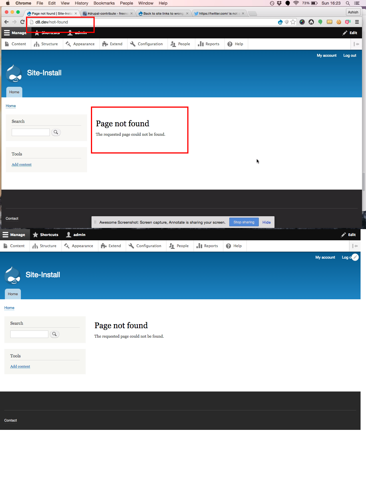 Back to site links to wrong path in case the last path visited is 404 ...