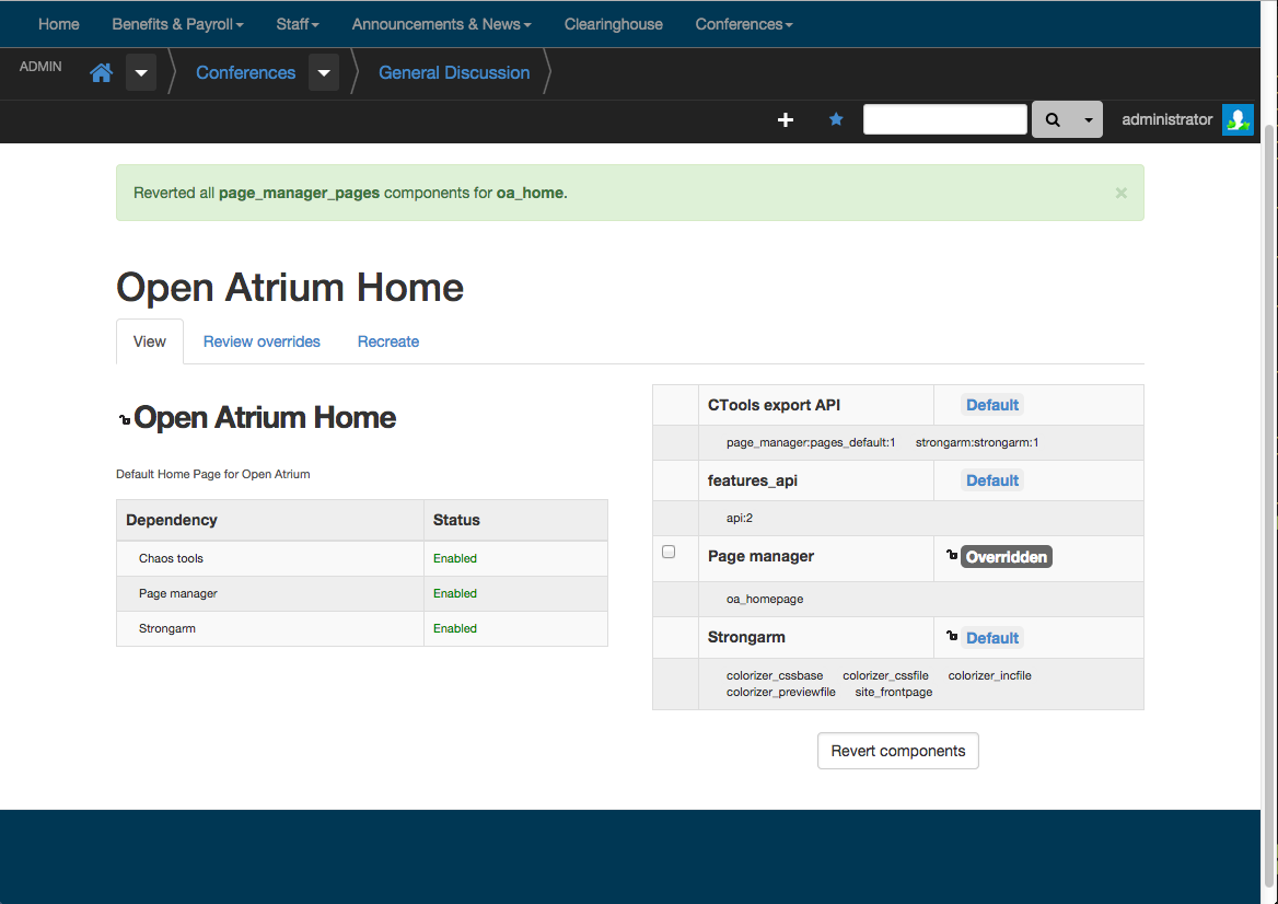 oa_home will not revert [#2408029] | Drupal.org