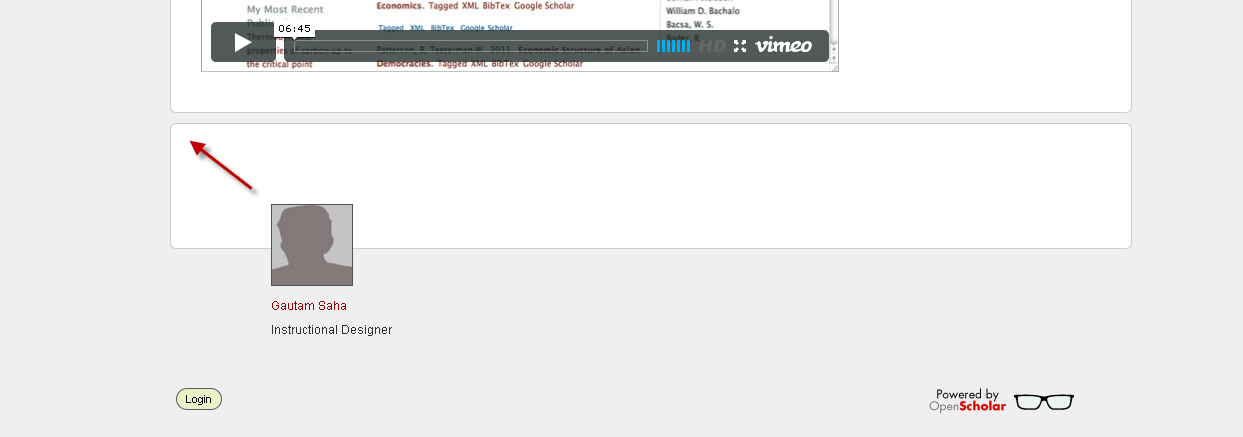 Front Page Profile position [#1028012] | Drupal.org