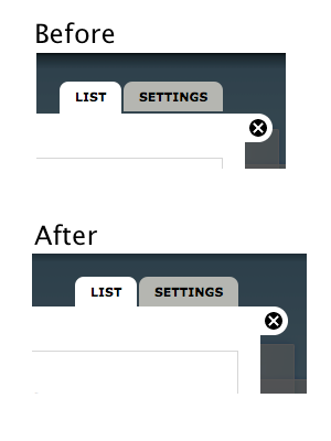 make overlay tabs look like the mockups [#685896] | Drupal.org