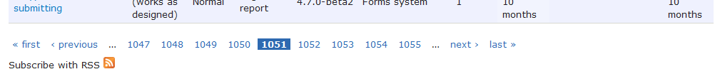 Tracker pager is inconsistent with every other pager in core [#2130461 ...