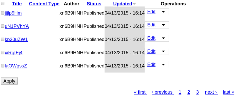 Change default views to use the mini pager [#2469157] | Drupal.org