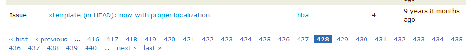 Tracker pager is inconsistent with every other pager in core [#2130461 ...