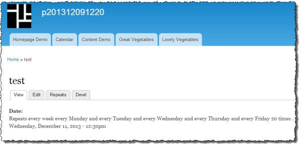 Repeating Node shown N times on each day (Views) [#2152381] | Drupal.org