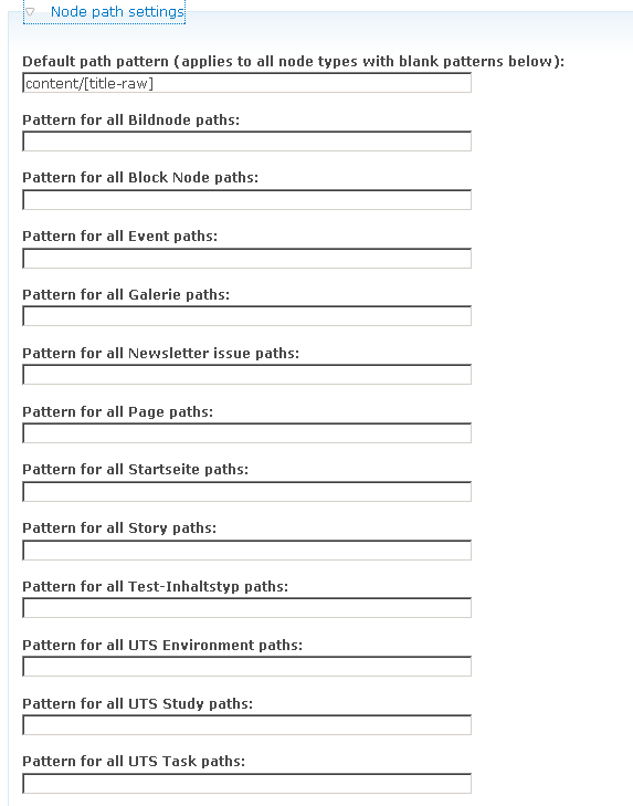 Improve the punctuation settings UI [#328616] | Drupal.org