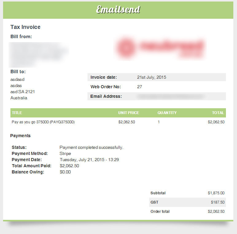 Include payment information [#1396814] | Drupal.org