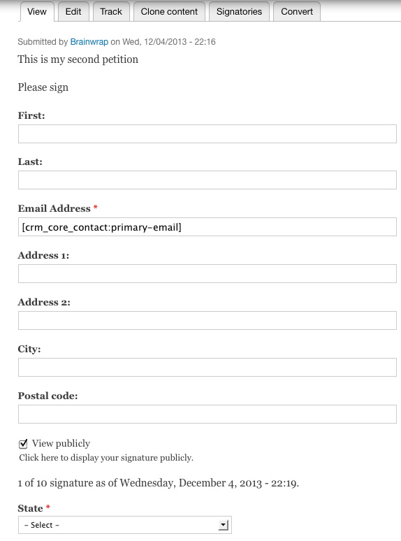CRM Core Profile does not allow change of row weights for address fields [#2150291] | Drupal.org