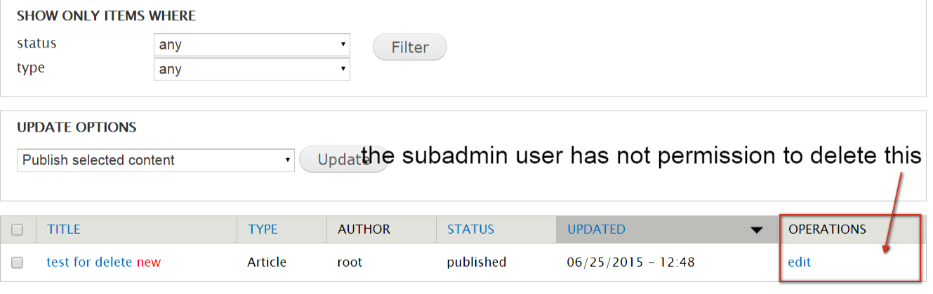 users can delete content without permission [#2511870] | Drupal.org