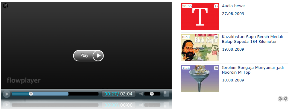 flowplayer 3 plugin: playlist [#581778] | Drupal.org