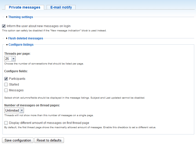 I'm getting "Page Not Found" when I view a message even though I have "read all private messages ...